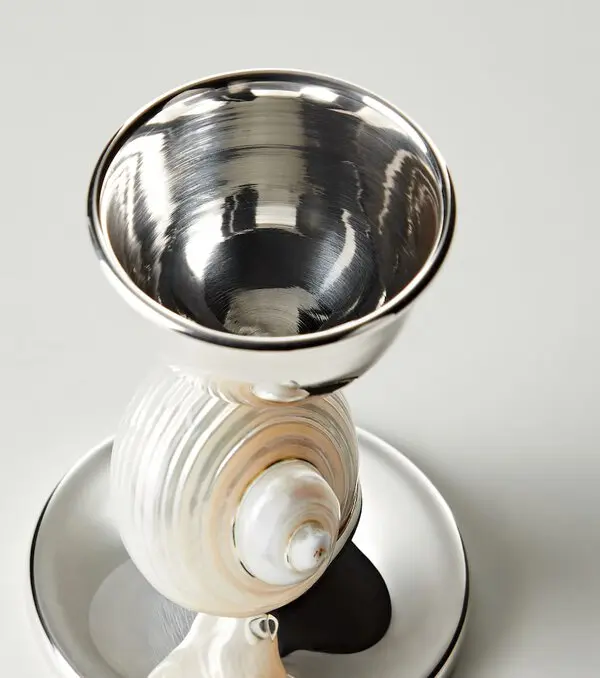 TAVARES 1922 Shell Sterling Silver Egg Cup