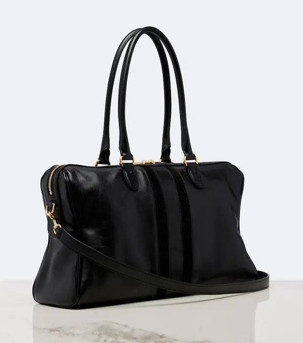 Gucci Borsetto Large Leather Bowling Bag