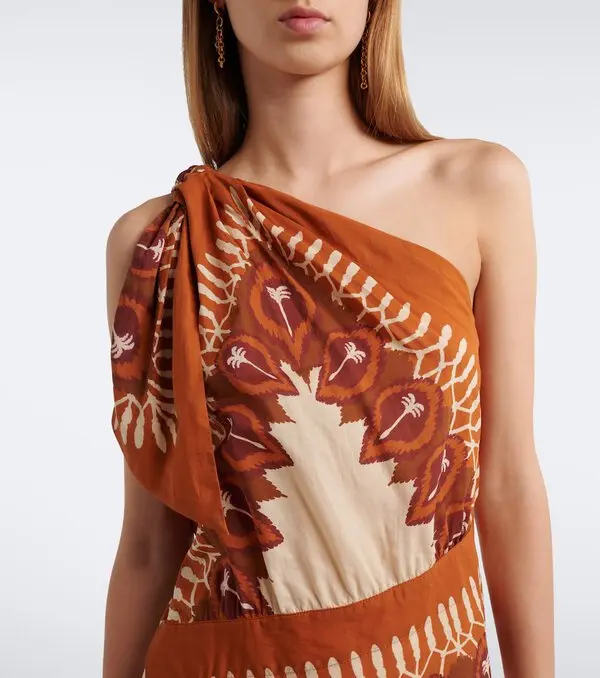 Johanna Ortiz Printed Cotton Minidress
