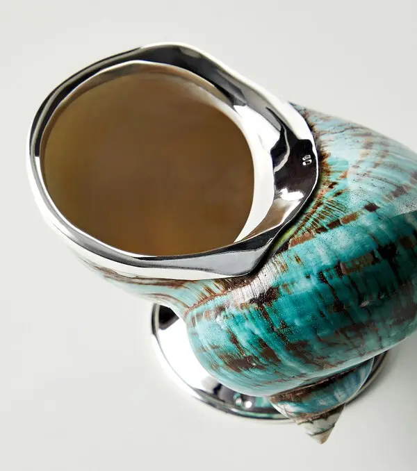 TAVARES 1922 Shell Sterling Silver Sugar Bowl