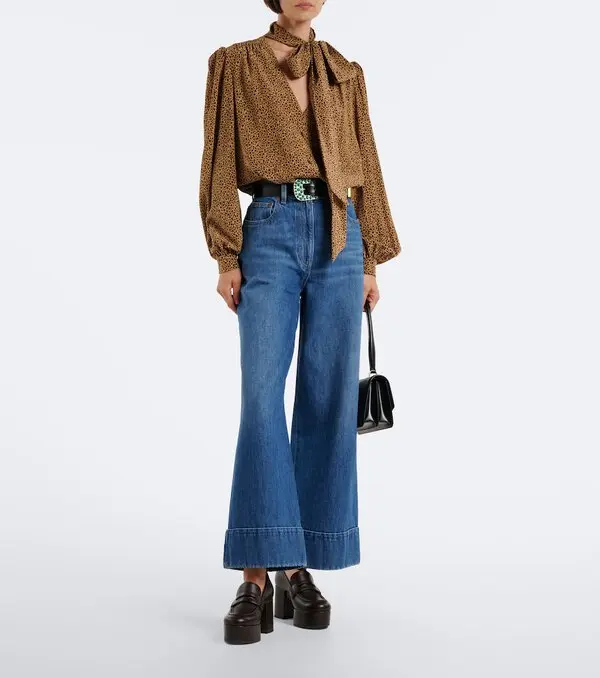 GIANVITO ROSSI Leather Platform Loafers