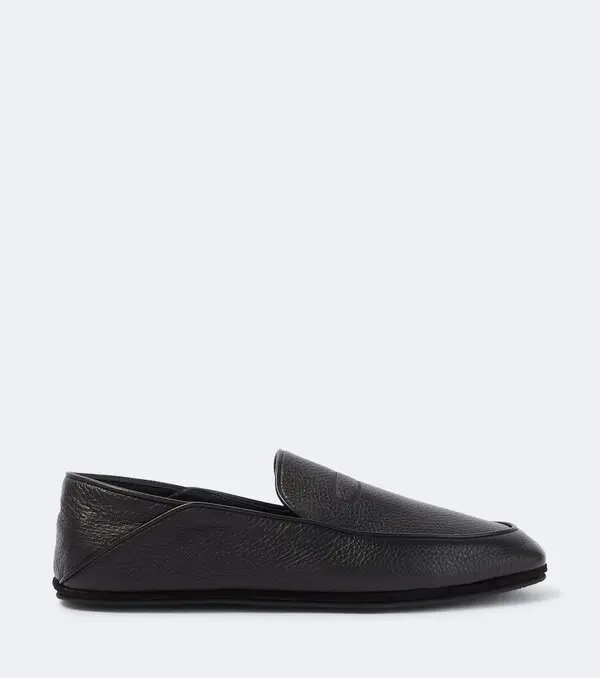 John Lobb Kingston Ii Leather Slip-on Shoes
