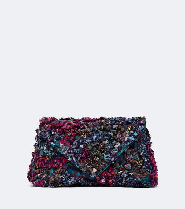 Dries Van Noten Embellished Embroidered Clutch