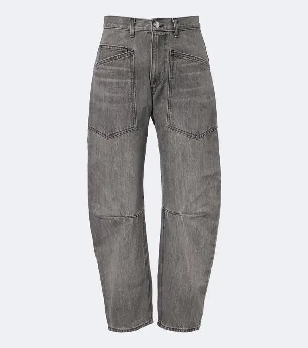 NILI LOTAN Shon Barrel-leg Jeans