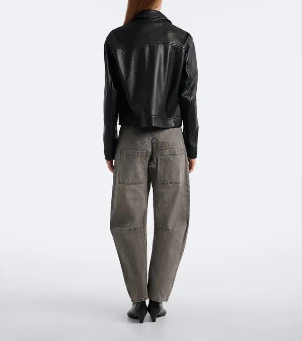 NILI LOTAN Shon Barrel-leg Jeans