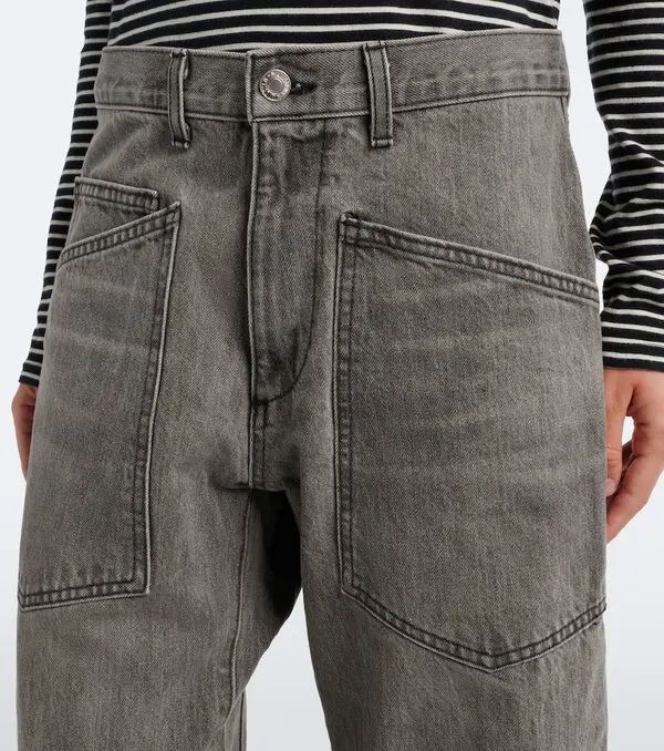NILI LOTAN Shon Barrel-leg Jeans