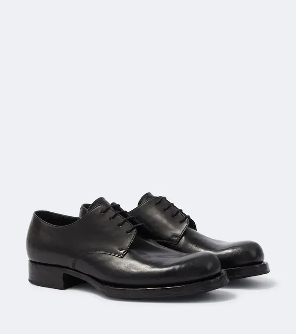 Prada Leather Derby Shoes