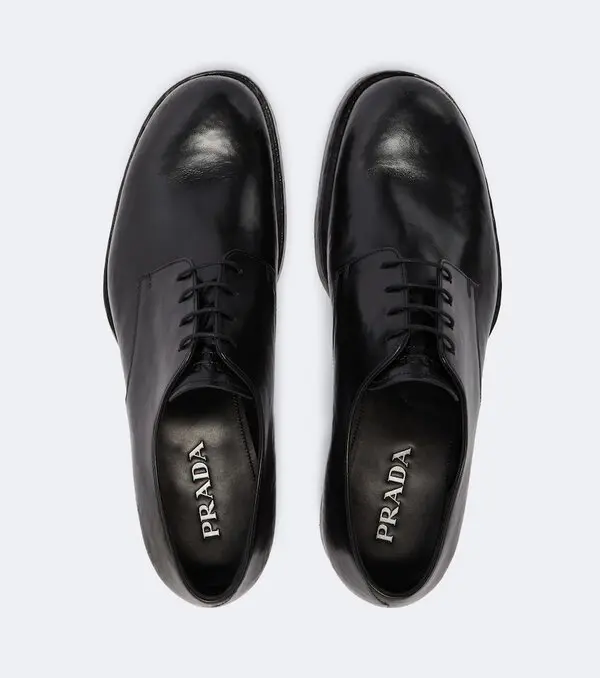 Prada Leather Derby Shoes