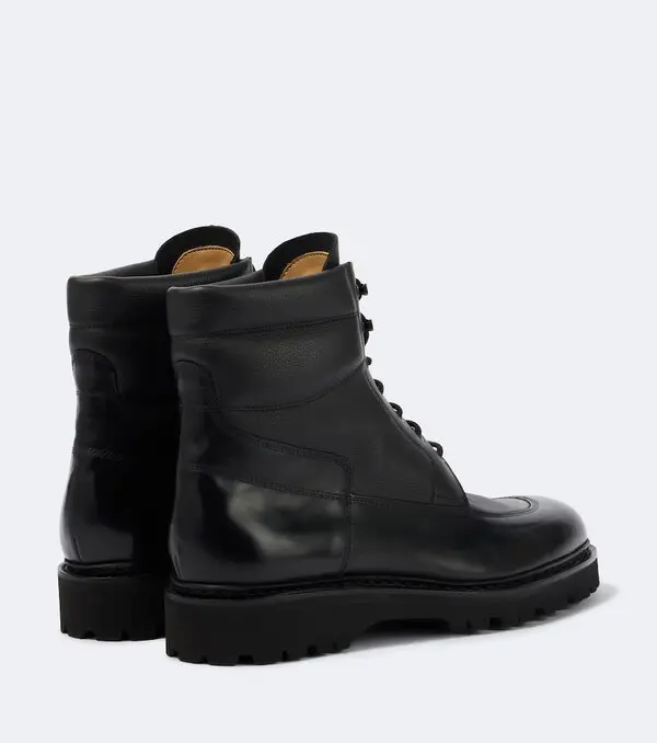 John Lobb Peak Leather Lace-up Boots