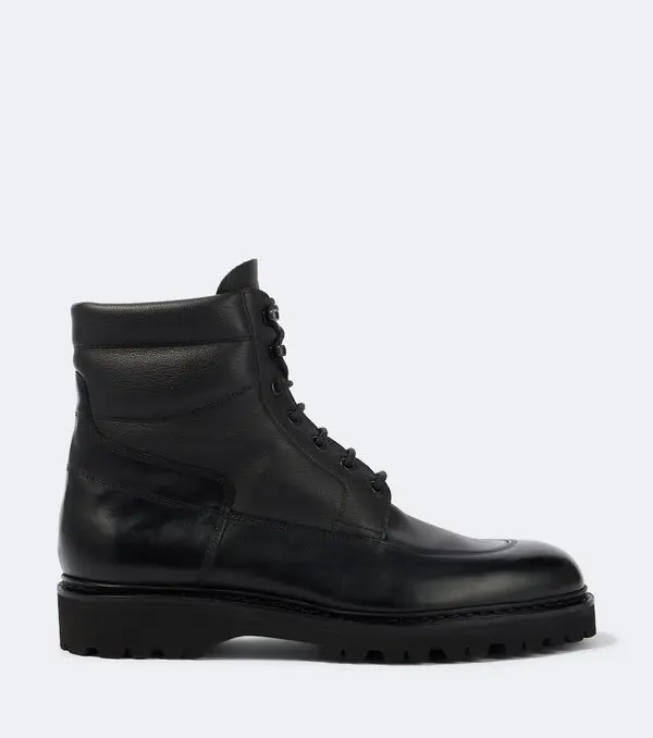 John Lobb Peak Leather Lace-up Boots