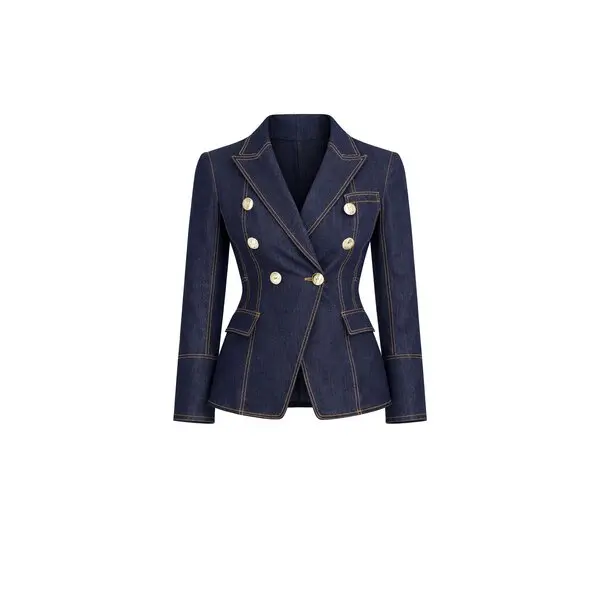 MAUI X LOLITA Bronte Denim Corset Blazer