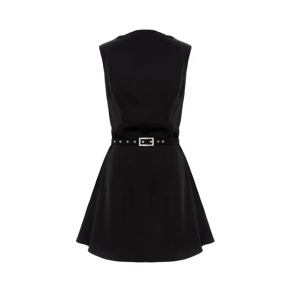 AVENUE N°29 Cowl Neckline A-line Mini Dress