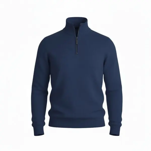 LINDSAY NICHOLAS NEW YORK Drew Quarter Zip Sweater