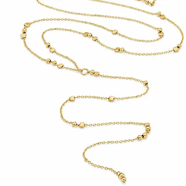 POUPETTENYC Pepitas T Necklace In 18k Plated Brass