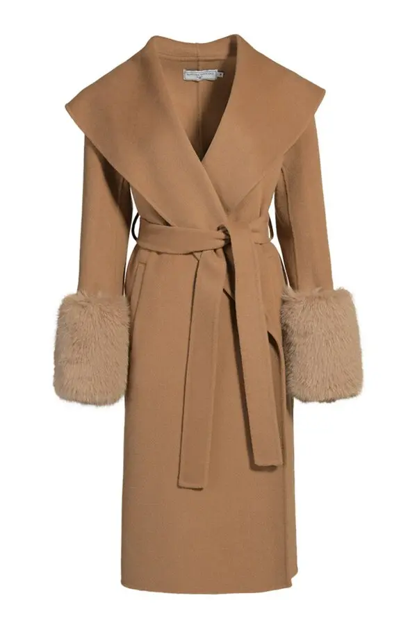 HORTONS ENGLAND Belmont Cashmere Coat - Brown