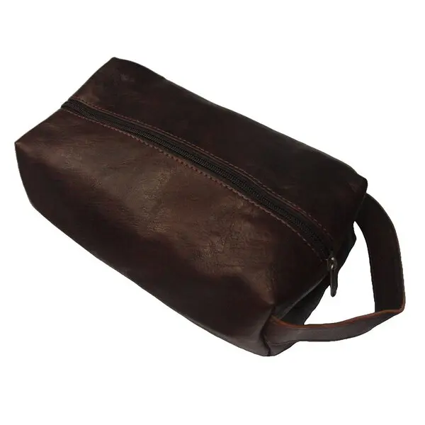 BERBER LEATHER Leather Wash Bag