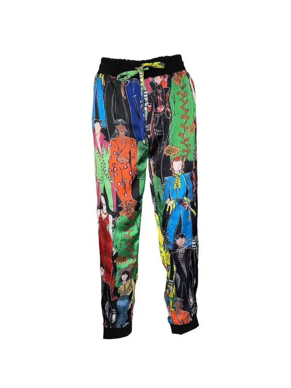 ANY OLD IRON Black / Blue Heroes Joggers
