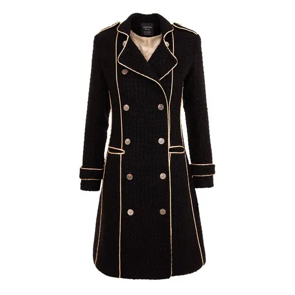 AVENUE N°29 Double Breasted Military Coat