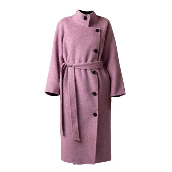 MAUI X LOLITA Carrie Rose Wool Cashmere Coat - Pink