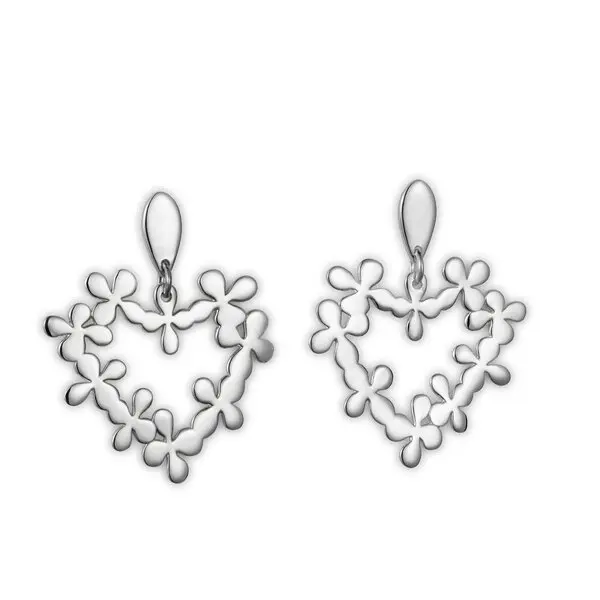 TOOLALLY Hearts In Flowers - Silver