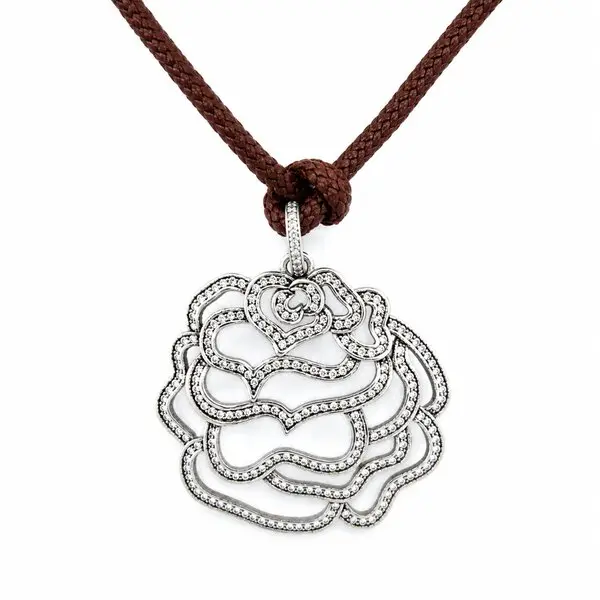 Persia Donà Jewelry Camellia Choker Necklace - Brown