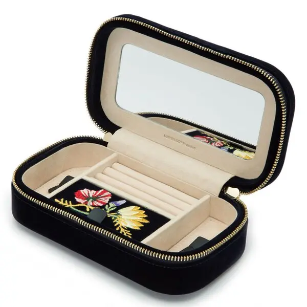 Wolf Zoe Travel Jewellery Zip Case