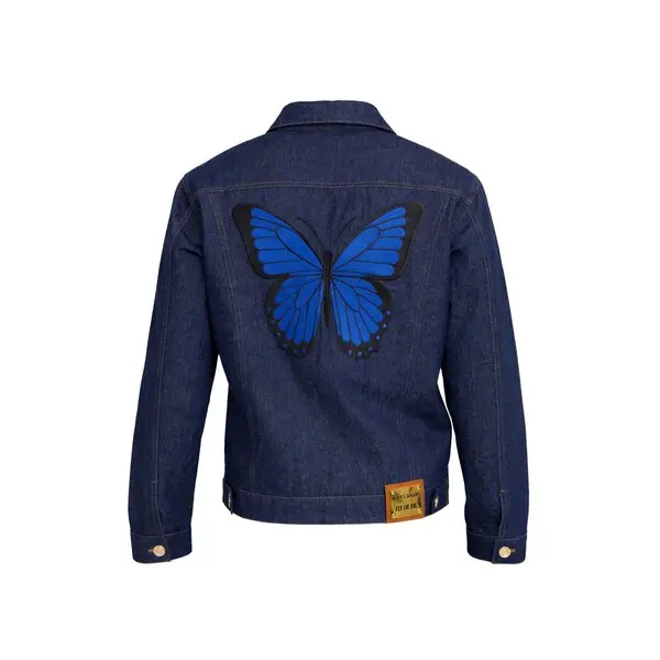 MAUI X LOLITA Monarch Dark Denim Jacket - Blue