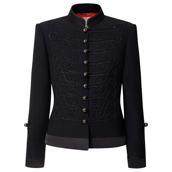THE EXTREME COLLECTION Embroidered Military Jacket