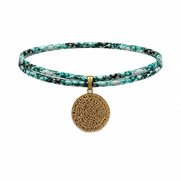 JUNIE Sienna Choker With Gold Plated Pendant