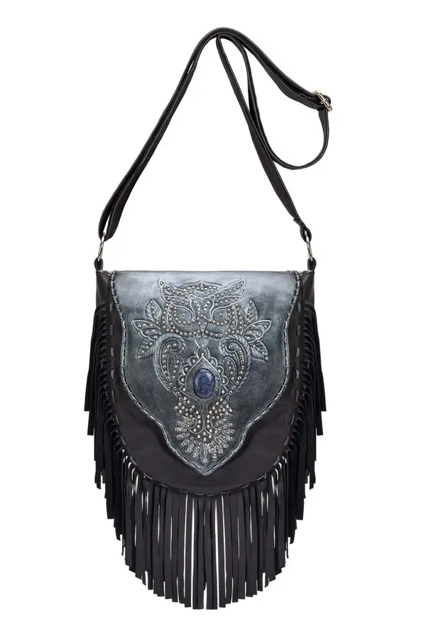 JODI LEE Benny Owl Bag Metallic