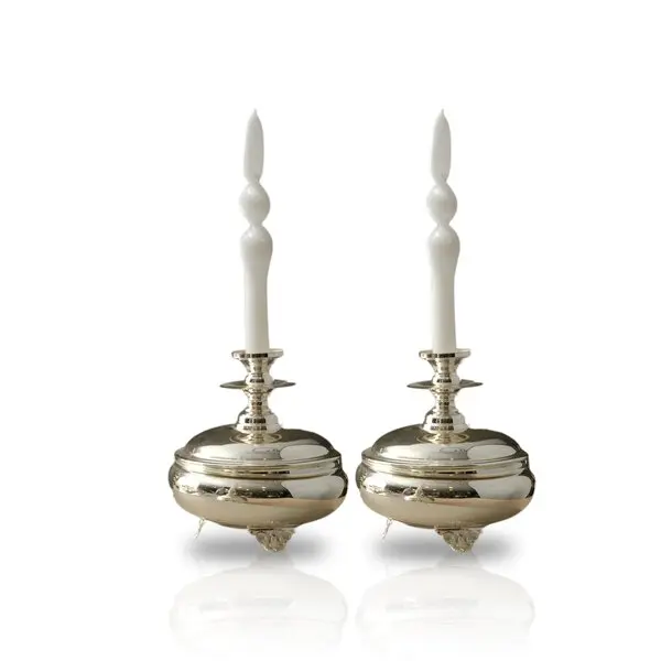 MARLETH Set Of Two Dome Candle Holders