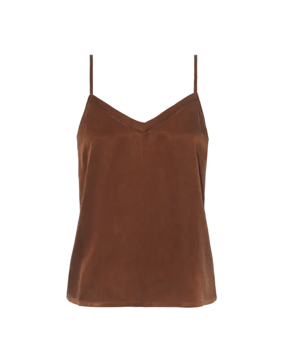 NUDEA Eco-luxe Strappy Cami Cocoa