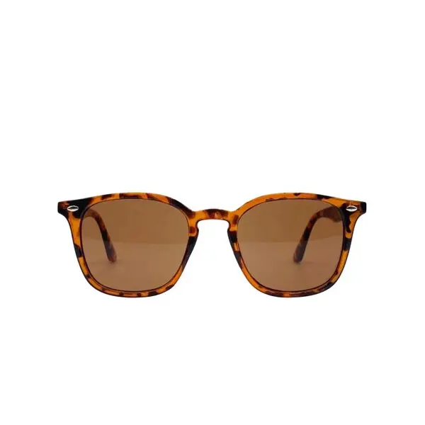 HORTONS ENGLAND Wayfarer Tortoiseshell Sunglasses - Brown