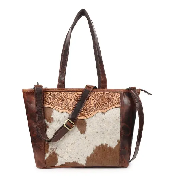 DÖTCH LEATHER Trinity Leather Tote Bag
