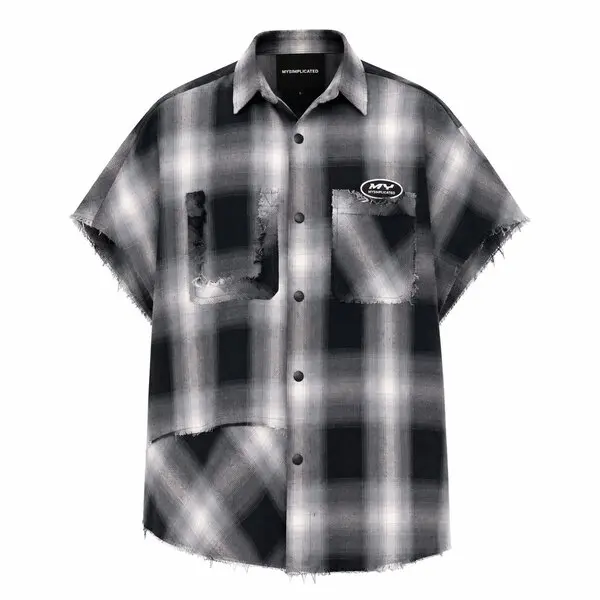MYSIMPLICATED Division Sleeveless Shirt - Grey