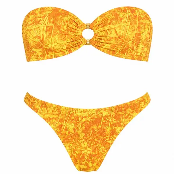 Jacques Zolty Lea Bikini Jungle Print - Yellow