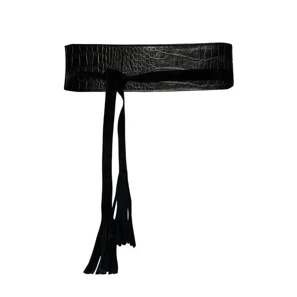 INDIGOLUSH Wrap Belt With Tassels