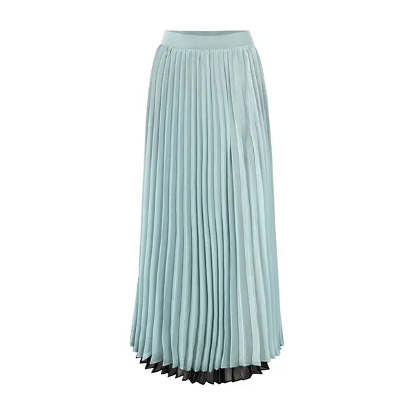 PCFG Double Layered Tulle Pleated Skirt With Inner Shorts