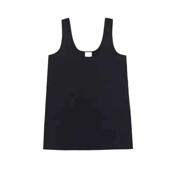 ALAS Silk-cotton Tank Top - Black