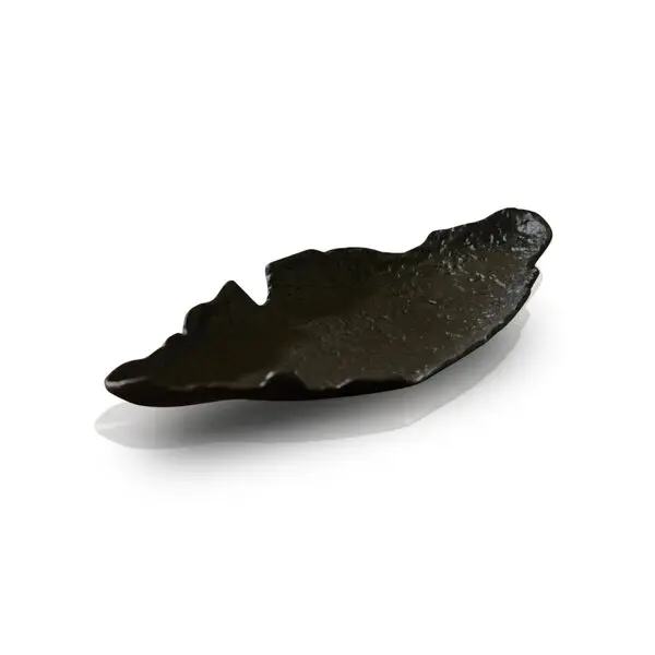 MARLETH Handcrafted Italian Brass Tray With Organic Edge