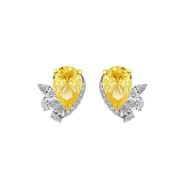 Arte Madrid Gracia Earrings - Yellow