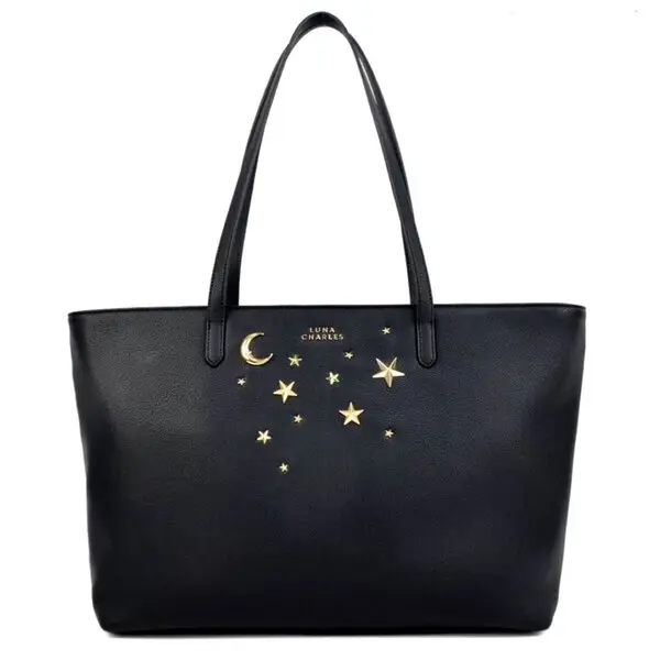 LUNA CHARLES Anya Star Studded Tote Bag