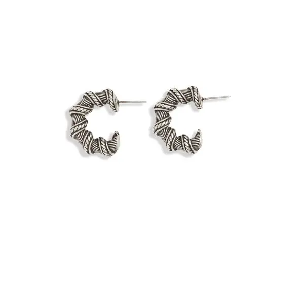 Lovard Twisted Hoop Earrings