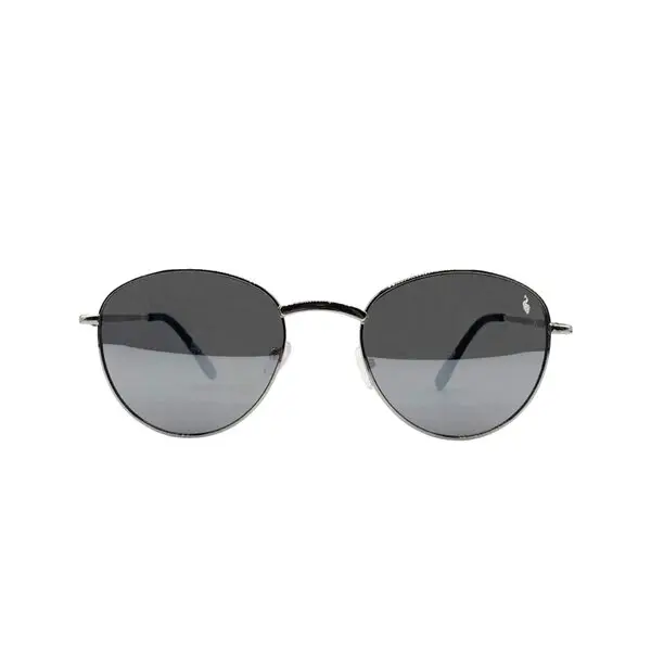 HORTONS ENGLAND Havanna Round Metal Sunglasses - Silver