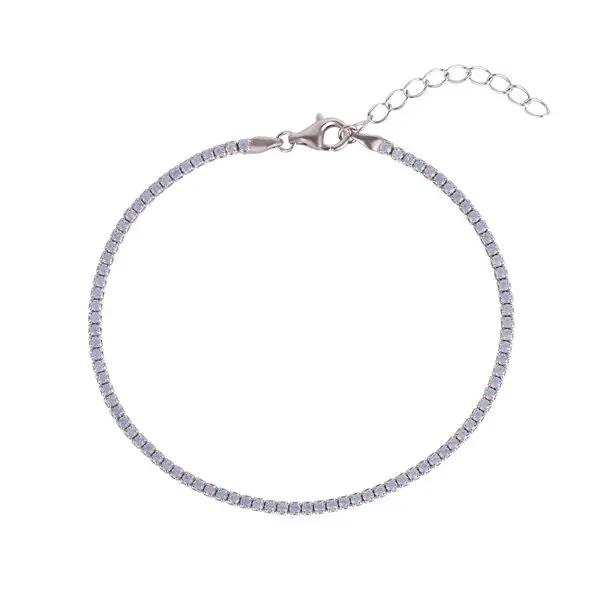 SPERO LONDON White Opal Tennis Bracelet In Sterling - Silver
