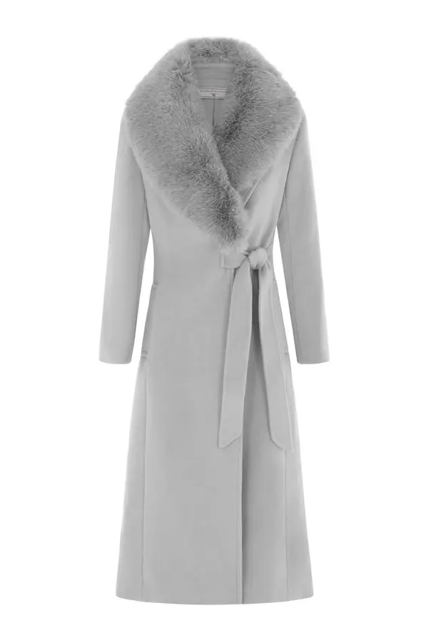 HORTONS ENGLAND Windsor Cashmere Coat - Grey