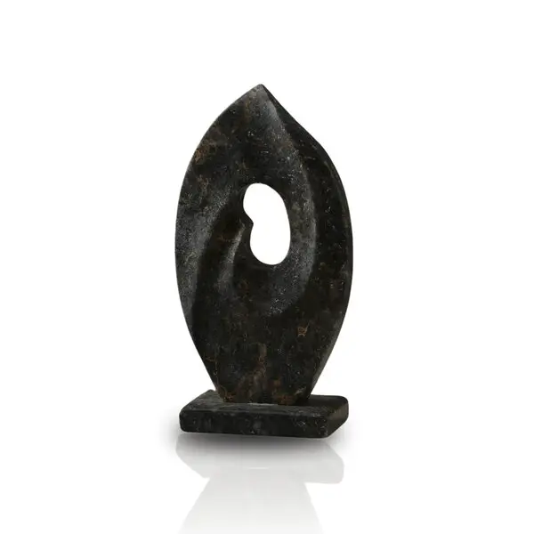 MARLETH Marble Spiral Form Sculpture
