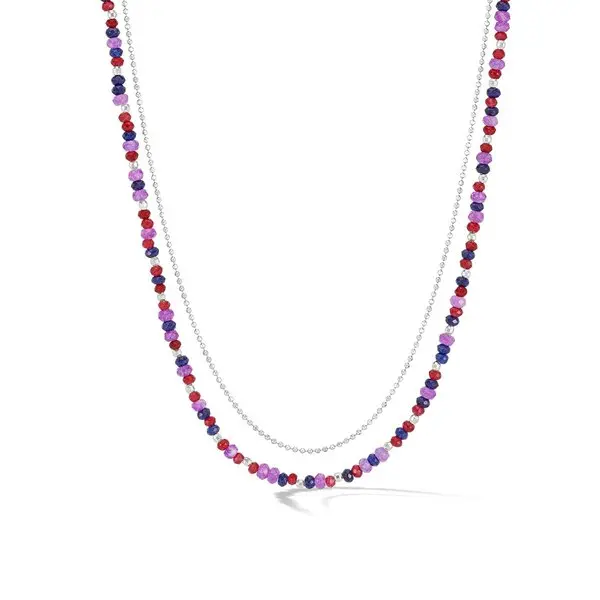 DOWER & HALL Cassis Orissa Necklace - Silver