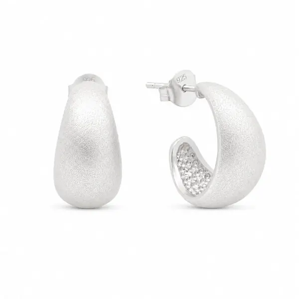 ESTERAH Luna Hoops - Silver
