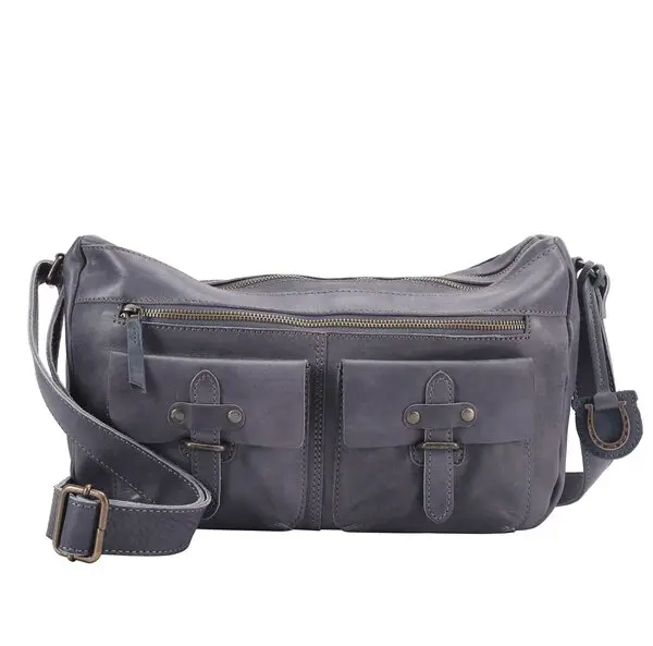 LLOYD BAKER Loulia Washed Leather Crossbody Bag
